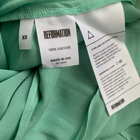 Reformation | Dresses | Nwt Reformation Wanda Dress Mini Wrap Macaron ...